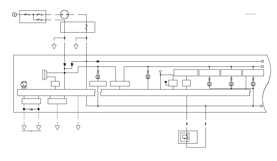 Gauges Circuit Diagram - Gauge Control Module: Tach