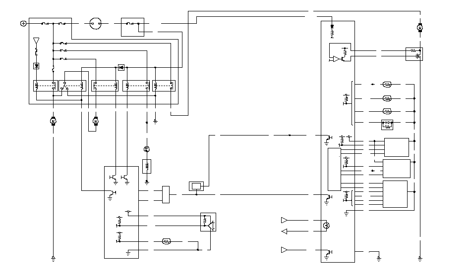 Climate Control Circuit Diagram (With Climate Control)
